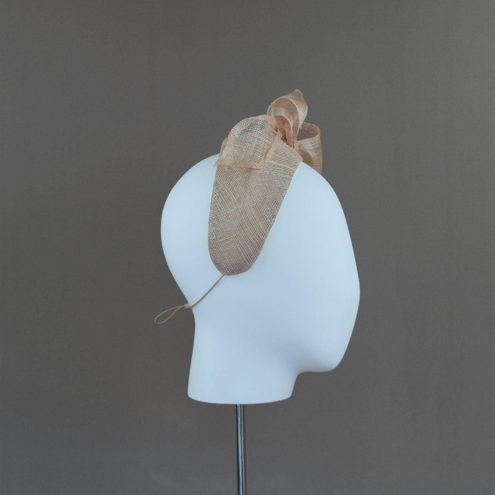 Natural Peachy Straw Wedding Guest Headband – Tilly Ellen Millinery